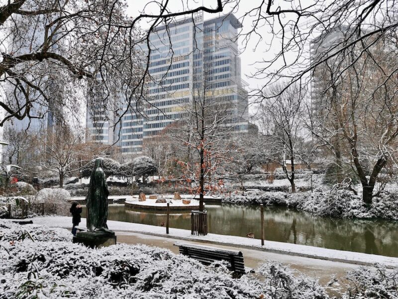 Photo story: Enjoying the snow in Brussels! - We Love Brussels