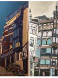 Sketching the city: Illustrated map of Flagey - We Love Brussels